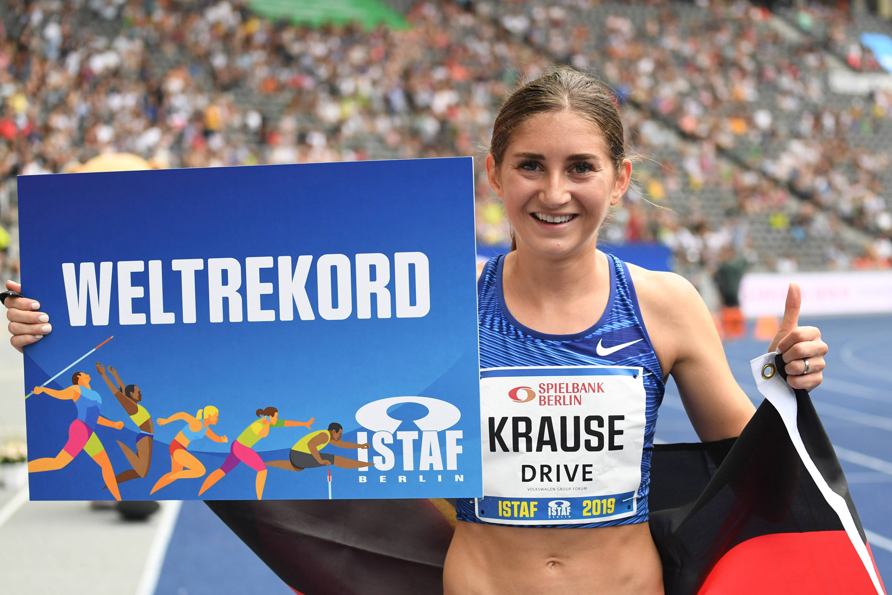 Weltbestzeit in Berlin: Gesa Krause die Schnellste über 2000 Meter ...